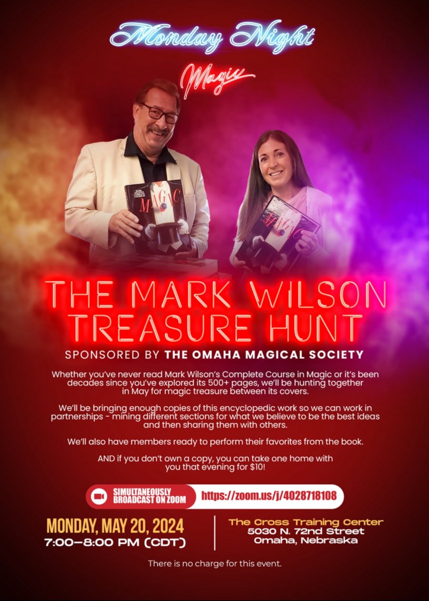 Meeting Theme: The Mark Wilson Treasure Hunt – Magic Club Leadership ...