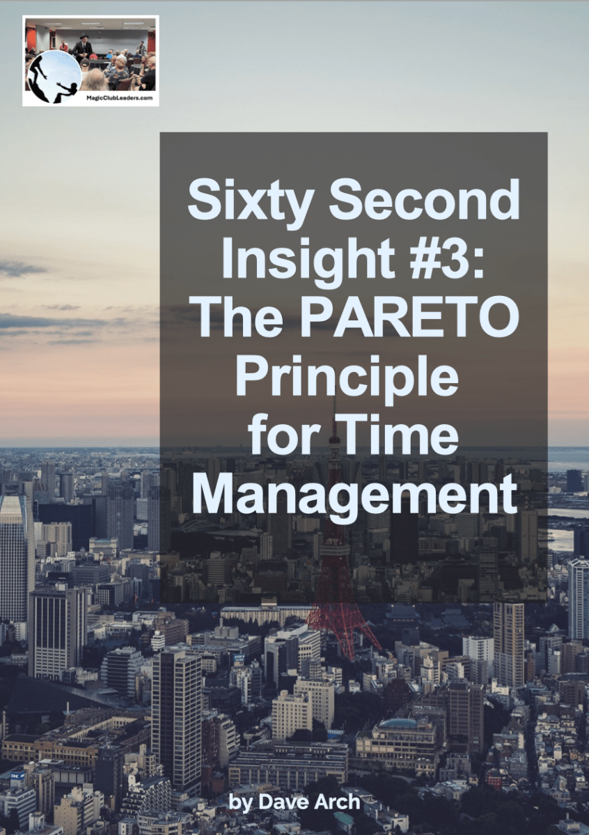 Governance: The PARETO Principle For Time Management White Paper ...